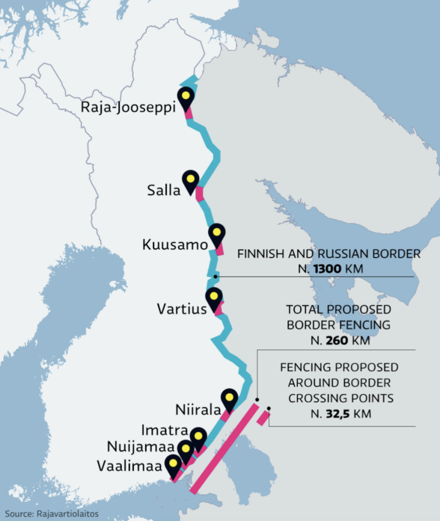 Finland Begins Construction of Barrier Wall Along Border with Russia ...